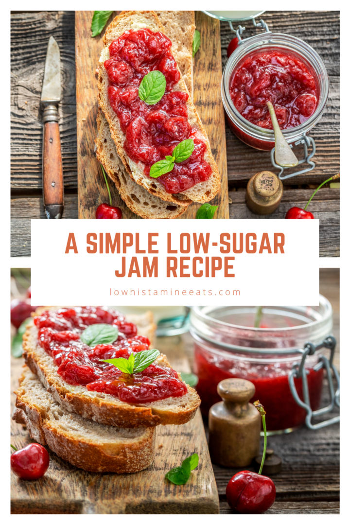 Sweet Cherry Jam (Low Histamine, No Pectin)