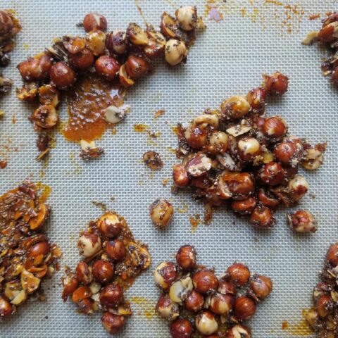 Caramelized Hazelnut Crunch Clusters With Ginger