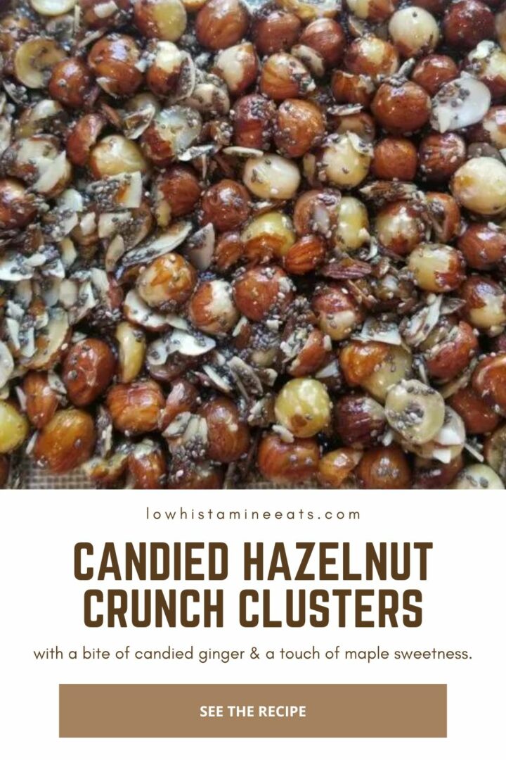 Caramelized Hazelnut Crunch Clusters With Ginger