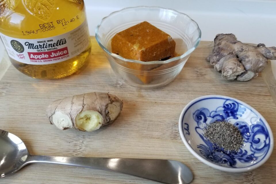 15-Minute Ginger Turmeric Shots (Without Lemon)