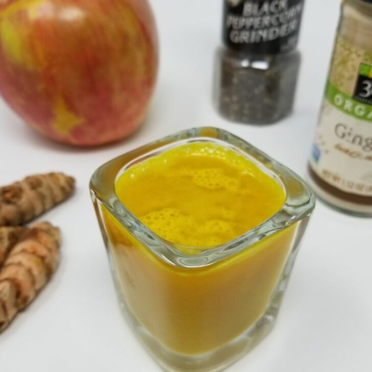 15-Minute Ginger Turmeric Shots (Without Lemon)