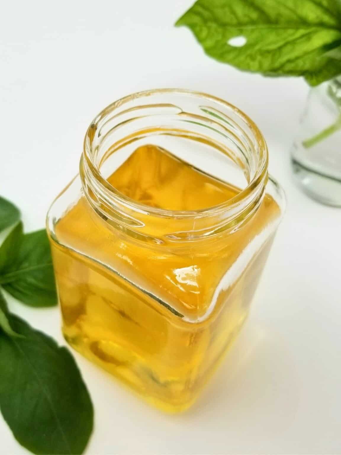 Easy Basil Simple Syrup (Sugar-Free Option) | Low Histamine Eats