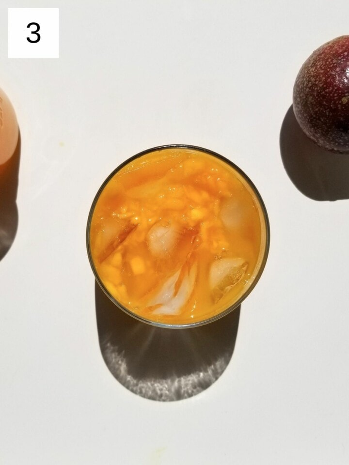 Easy Mango Passion Fruit Mocktail (Fresh or Frozen) | Low Histamine Eats