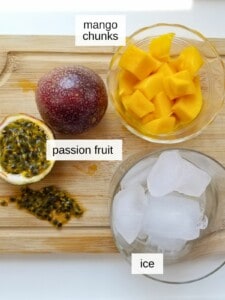 Easy Mango Passion Fruit Mocktail (Fresh or Frozen) | Low Histamine Eats