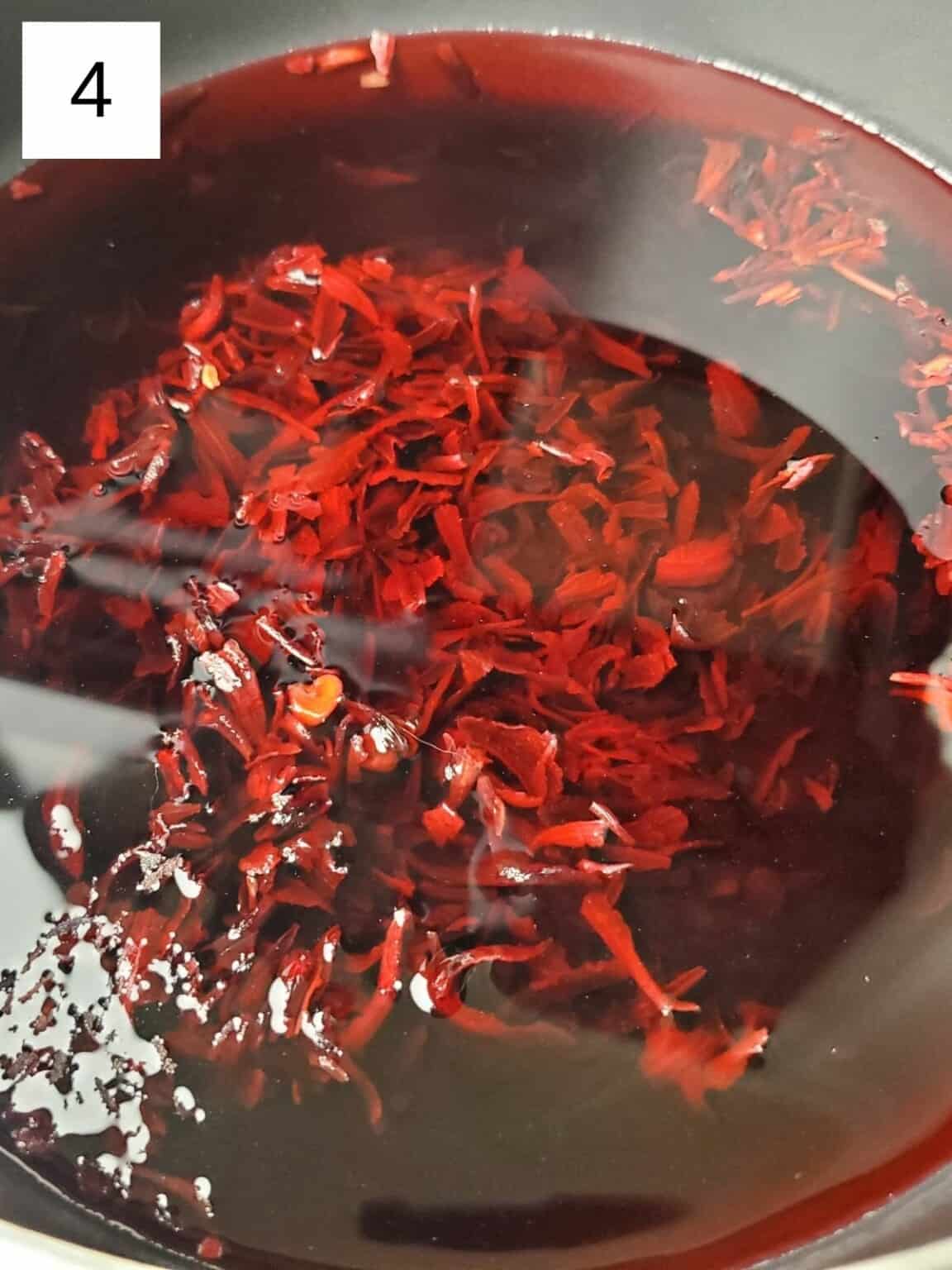 How to Make Roselle Tea (Hibiscus Tea With Dried Flowers) | Low ...