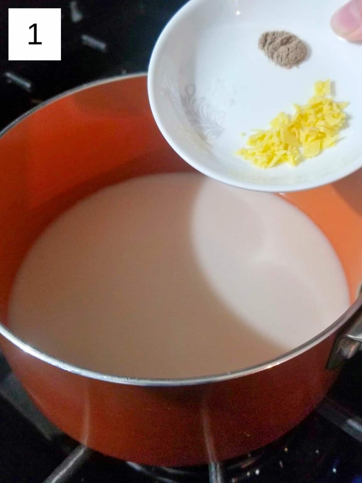 Easy Spiced Warm Ginger Milk (Vegan) | Low Histamine Eats