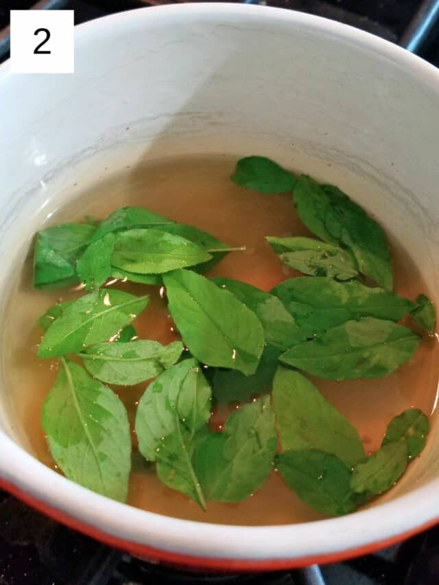 How to Make Tea With Lemon Basil (Fresh or Dried) | Low Histamine Eats