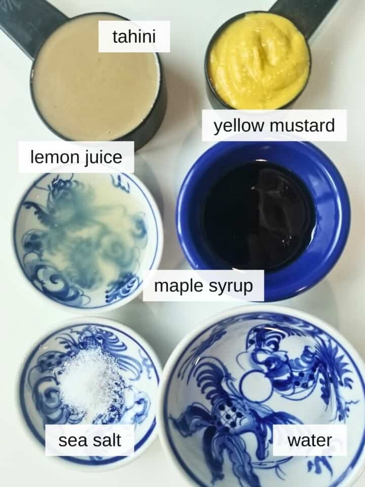 Maple Tahini Mustard Dressing (AIP Salad Dressing) | Low Histamine Eats