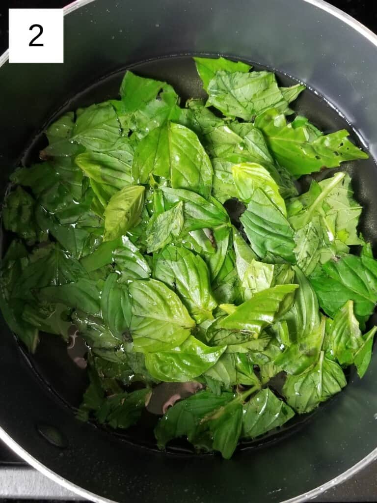 Easy Thai Basil Simple Syrup (Sugar-Free Option) | Low Histamine Eats