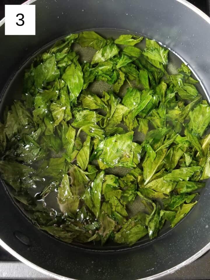 Easy Thai Basil Simple Syrup (Sugar-Free Option) | Low Histamine Eats